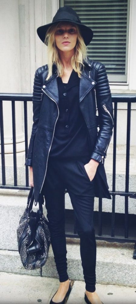 Comment porter le total look noir ? - ELLE.be