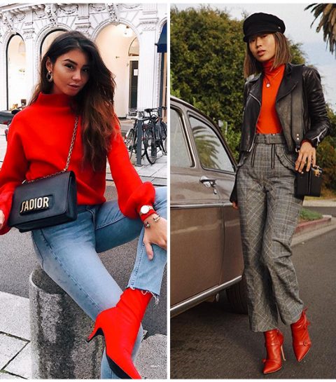 Elles portent toutes... des bottines rouges - ELLE.be