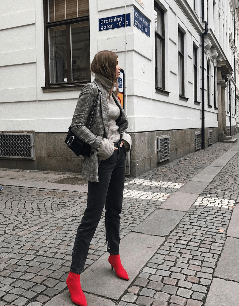 Elles portent toutes... des bottines rouges - ELLE.be