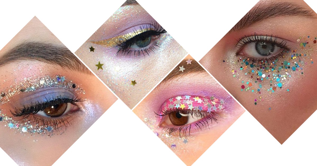 Glitter mania: 25 beauty looks à paillettes pour briller en festival ...