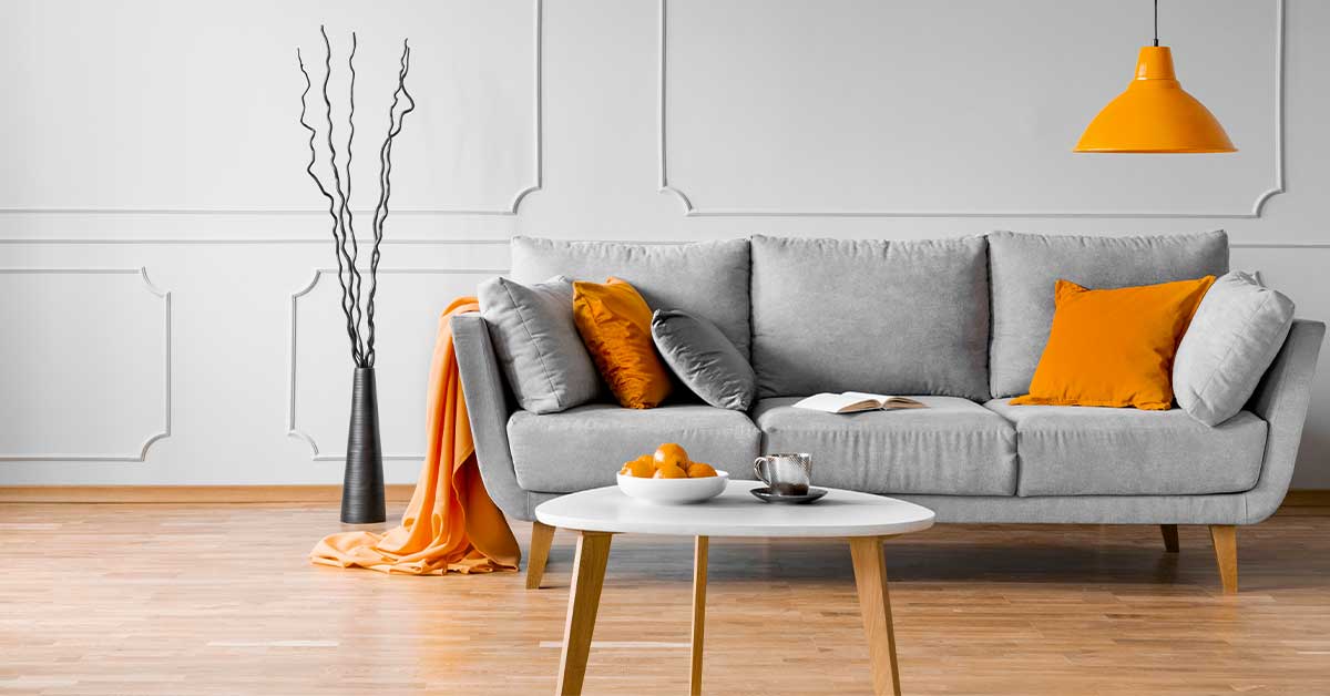 Couleur Coussin Canapé Gris