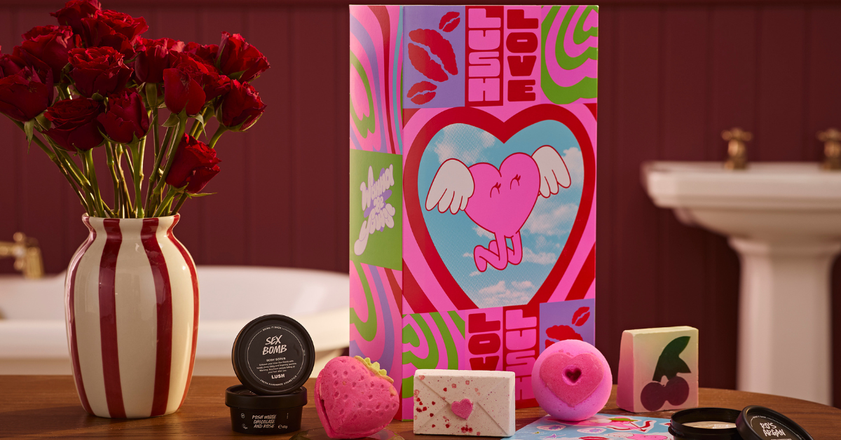 Lush célèbre l'amour en dévoilant sa collection Saint Valentin - ELLE.be
