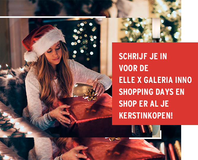 Schrijf je in voor de ELLE x Galeria Inno Shopping Days