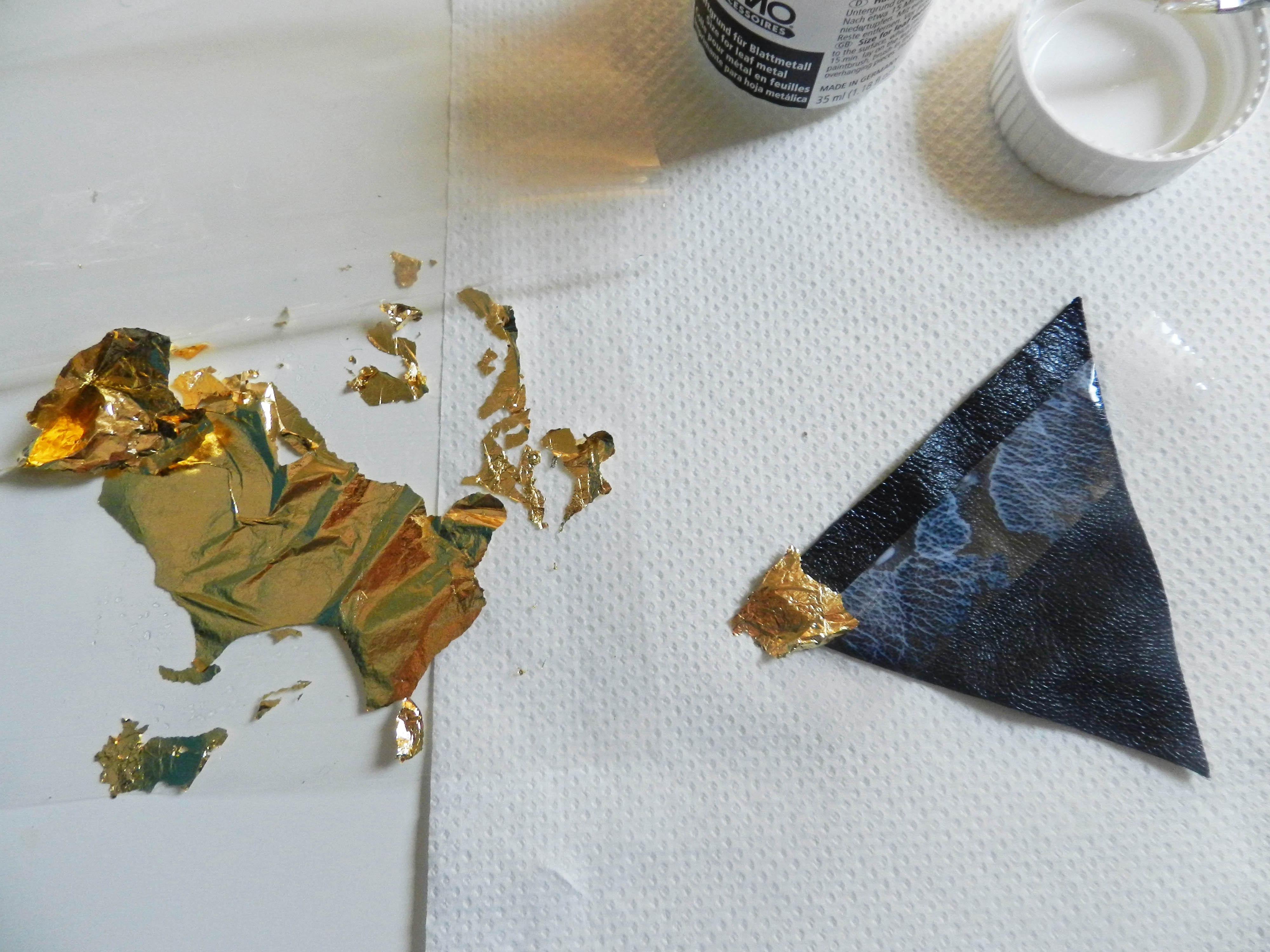 DIY: Bladgoud juwelen - ELLE.be