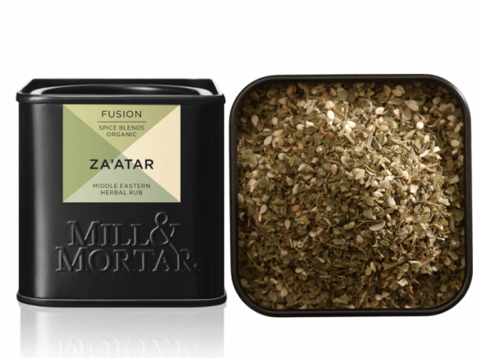 Recept: gebakken zalm met za'atar korst en frisse salade - ELLE.be