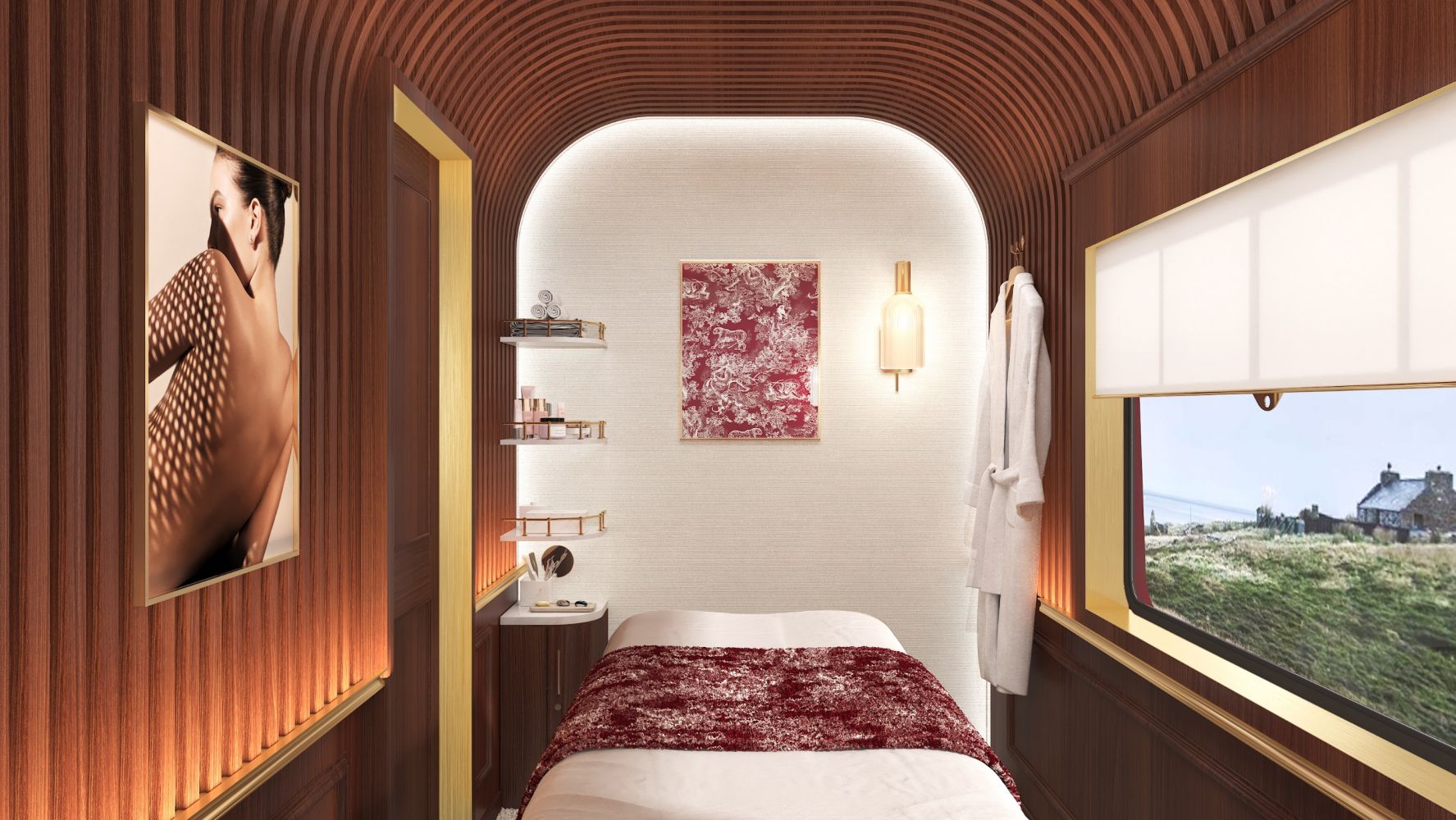 Dior komt met luxueuze spa-ervaring... in een trein - ELLE.be